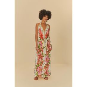 Calça Pantalona Floral De Verão s - farmlatam