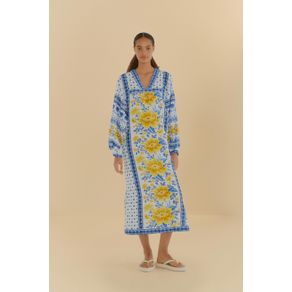 Vestido Cropped Azulina - farmlatam